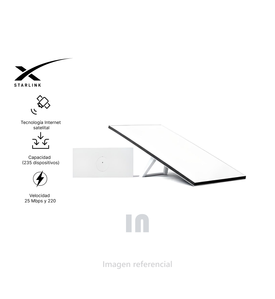 Kit estándar de internet Satelital SpaceX V4 Starlink de alta velocidad ...