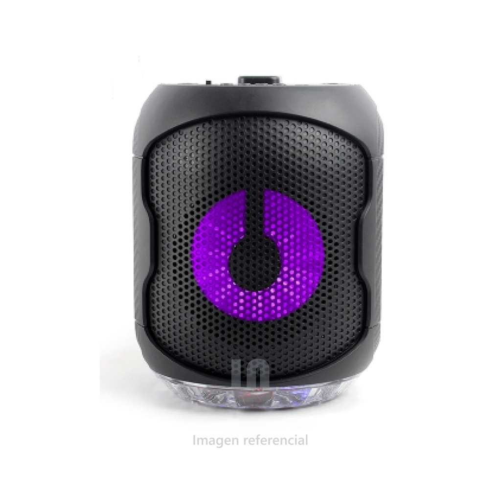 Parlante con batería Halion cubix ha-m3, 50W, 4pulg, mic, bluetooth ...